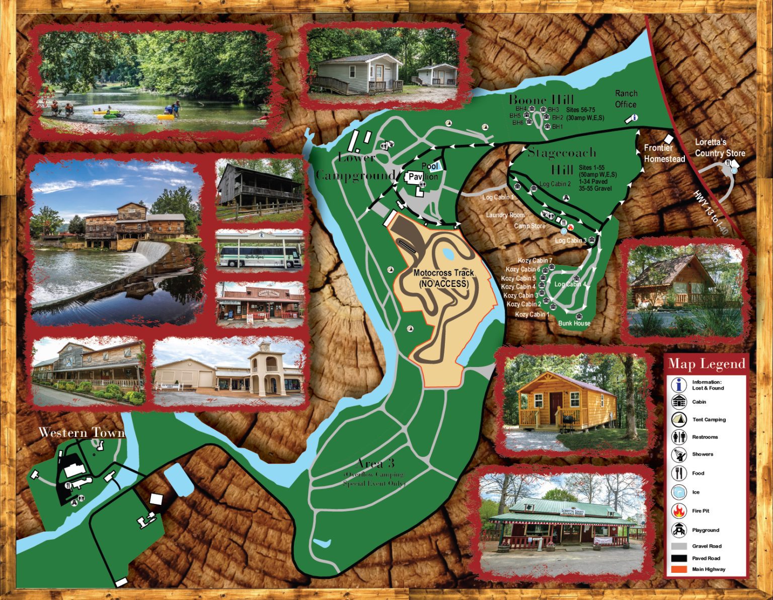 Loretta Lynn's Ranch Map - Loretta Lynn Ranch
